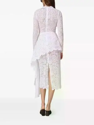 PNK Lace-construction Midi Dress