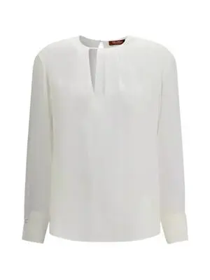 Max Mara Long-sleeve Blouse - White