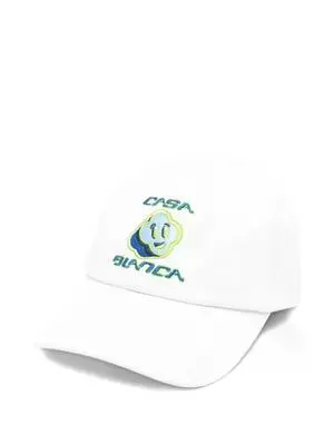Casablanca Embroidered-detail Baseball Cap - White
