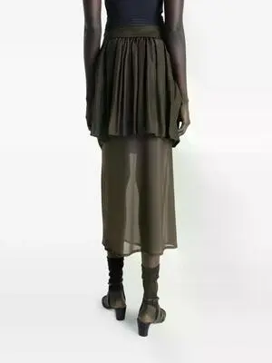 LEMAIRE Pockets Draped Asymmetric Skirt