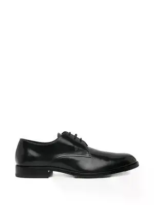 TOD'S Leather Derby Shoes - Black