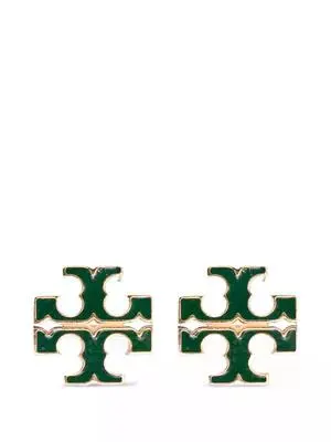 Tory Burch Enamel Earrings - Gold