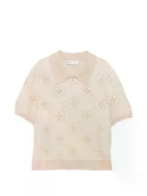 Tory Burch Monogram Jacquard Top