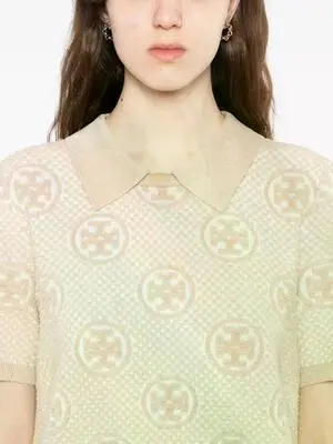 Tory Burch Monogram Jacquard Top