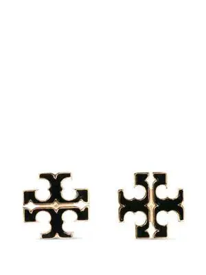 Tory Burch Enamel Earrings - Gold