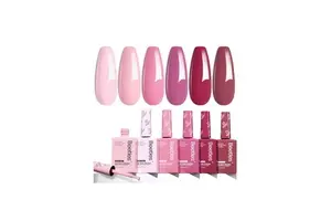 BEETLES Gel Polish Romantic Blush Set 6 Colors