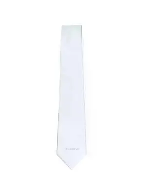 Givenchy Logo-detail Tie - Blue