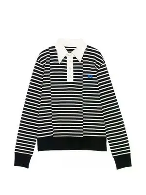WALES BONNER Reflect Striped-pattern Polo Top