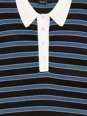 WALES BONNER Striped Polo Shirt