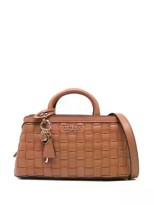 Guess Small Sandy Woven Tote Bag - Neutrals