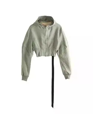 Rick Owens Collage Gimp Zip Hoodie - Grey