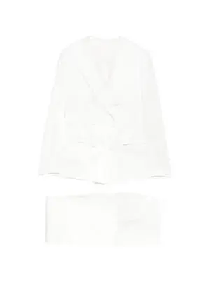 Tagliatore Double-breasted Suit - White