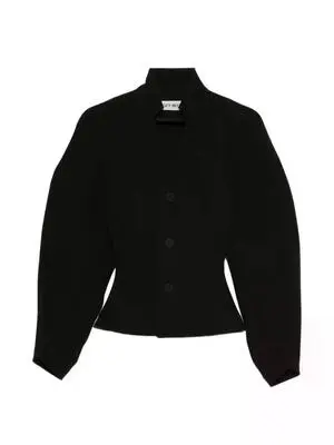 Issey Miyake Buttoned Jacket - Black