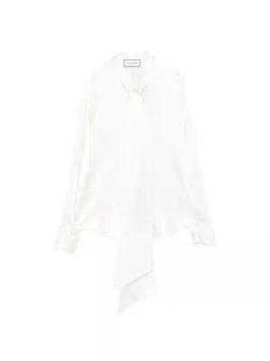 Tagliatore Tie Blouse - White