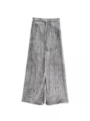 Avant Toi Textured Wide Leg Trousers