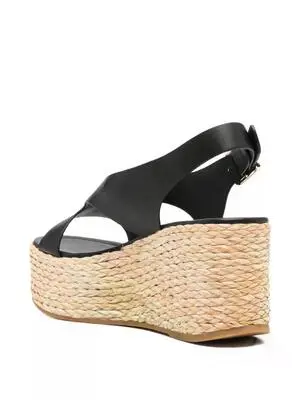 PALOMA BARCELO Hudson Platform Leather Sandals