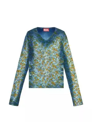 DIESEL® Floral-print T-shirt
