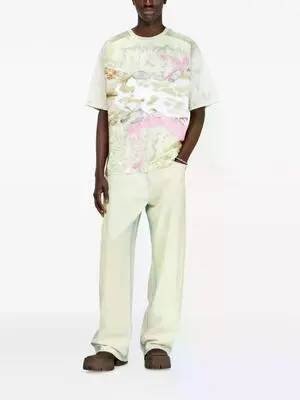 DIESEL® Clint Animal-print T-shirt - Neutrals