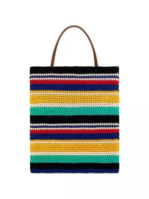 LANEUS Striped Shoulder Bag