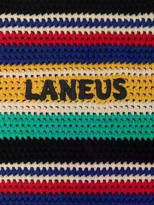 LANEUS Striped Shoulder Bag