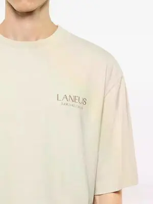 LANEUS Logo-print T-shirt