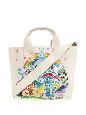 Kenzo Small Cartoon Tote Bag - Neutrals