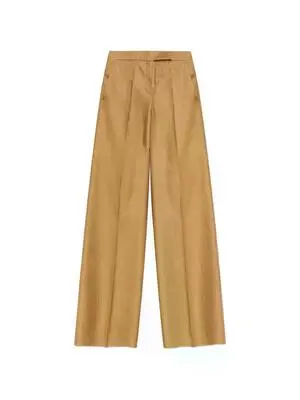 Max Mara Wide Leg Trousers - Neutrals