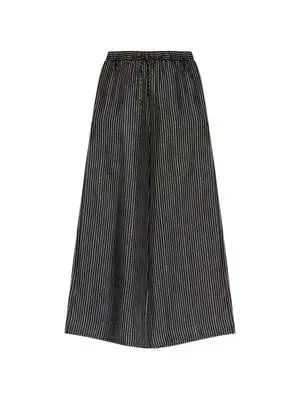 Max Mara Striped Drawstring Trousers