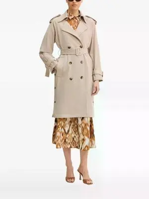 FRACOMINA Belted Double-breasted Trench Coat
