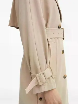 FRACOMINA Belted Double-breasted Trench Coat