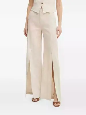 FRACOMINA Front-slit Wide-leg Trousers