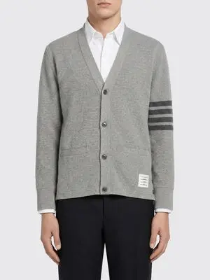Thom Browne Cotton Cardigan - Grey