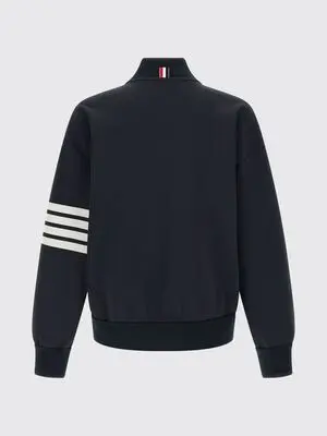 Thom Browne 4-bar Viscose Blend Bomber Jacket - Blue