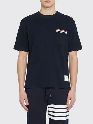 Thom Browne Cotton Blend T-shirt - Blue