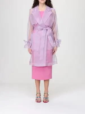 Pinko Translucent Duster Jacket - Violet