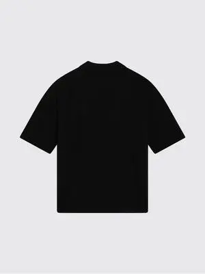 AMI Paris Knitted Wool Polo Shirt