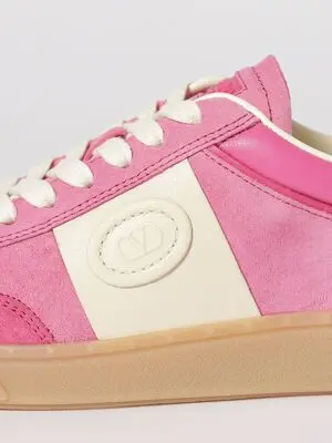 Valentino Garavani Upvillage Suede Sneakers - Fuchsia