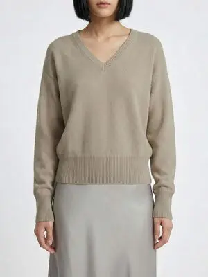 SA SU PHI Cashmere V-neck Sweater - Sand