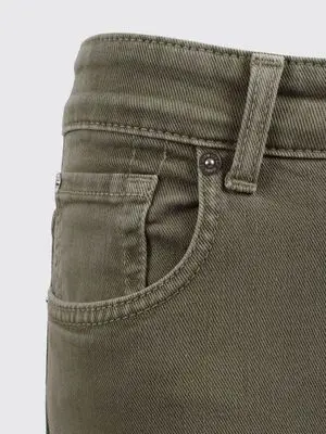 7 For All Mankind Cropped Cotton Denim Jeans