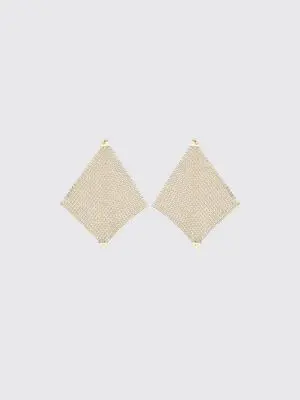 Rabanne Flow Brass Earrings - Gold
