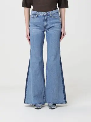 7 For All Mankind Cotton Flared Jeans