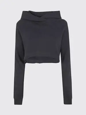 THOM KROM Cropped Cotton Hoodie