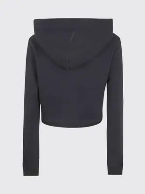 THOM KROM Cropped Cotton Hoodie