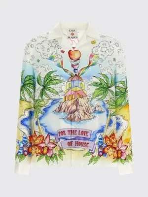 Casablanca The Cosmic Eden Printed Linen Shirt - Fa01