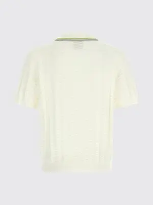 Casablanca Cotton Blend Knit Polo Shirt
