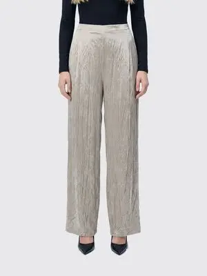 Avant Toi Stretch Silk Palazzo Trousers - Grey