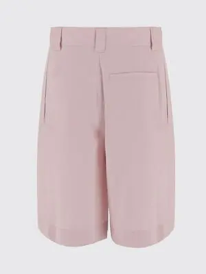 DARKPARK Cotton Blend High-waisted Shorts With Charm Detail