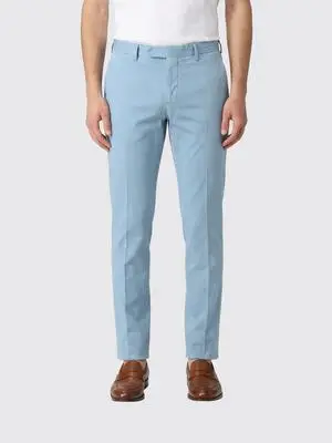Incotex Tailored Trousers In Stretch Cotton - Blue
