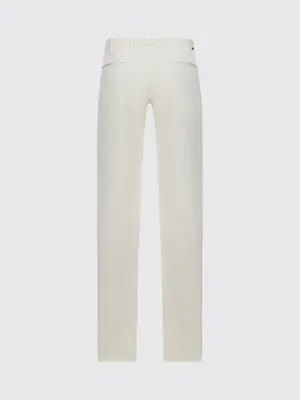 Incotex Flat Front Trousers - White
