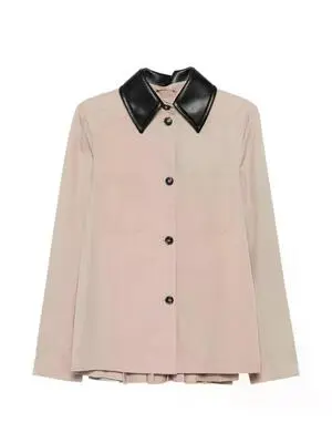 Sportmax Pleated-back Jacket - Neutrals